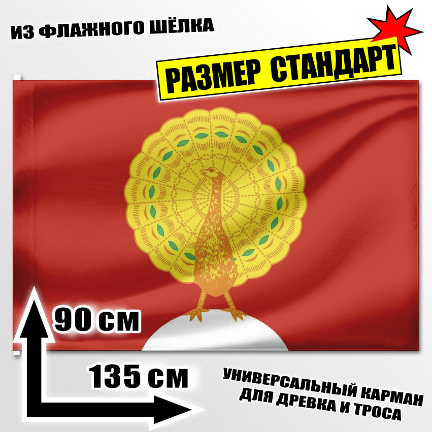 Флаг Серпухова 135x90 см.