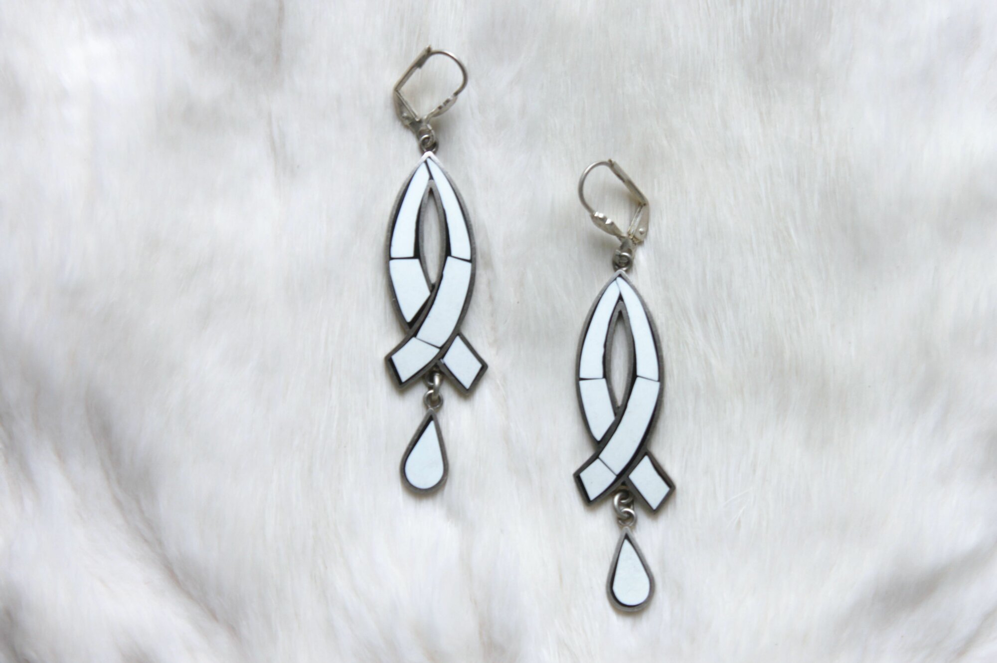 Серьги, кахолонг