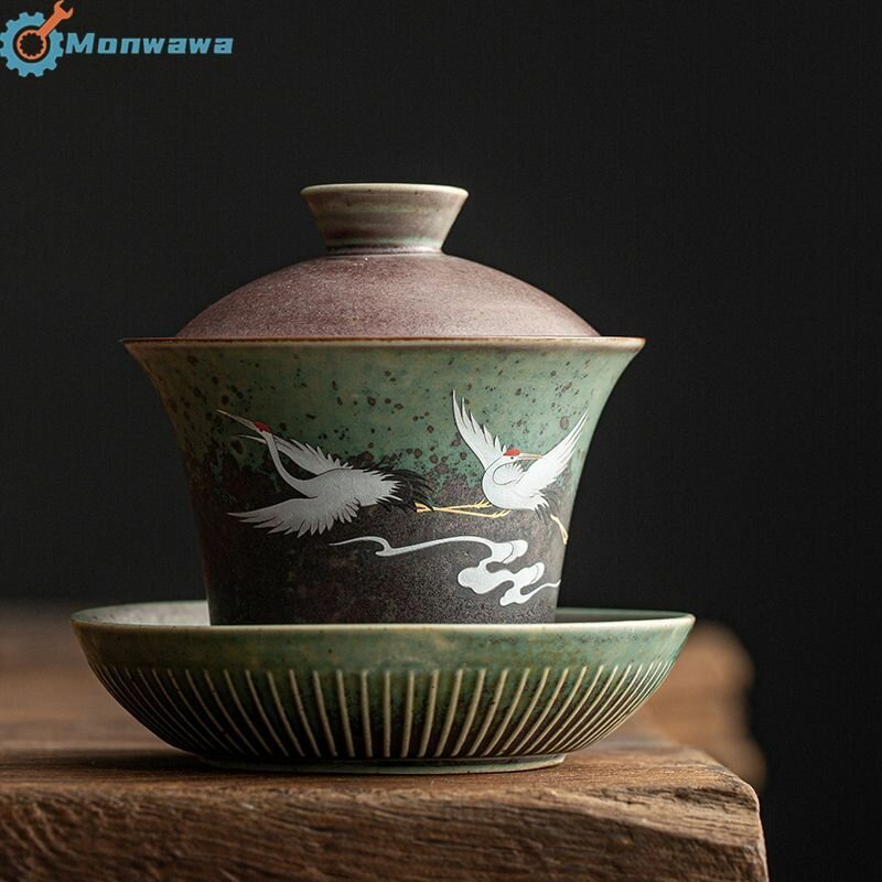 Гайвань для чая "b10", керамика, 200мл, нельзя мыть в посудомойке