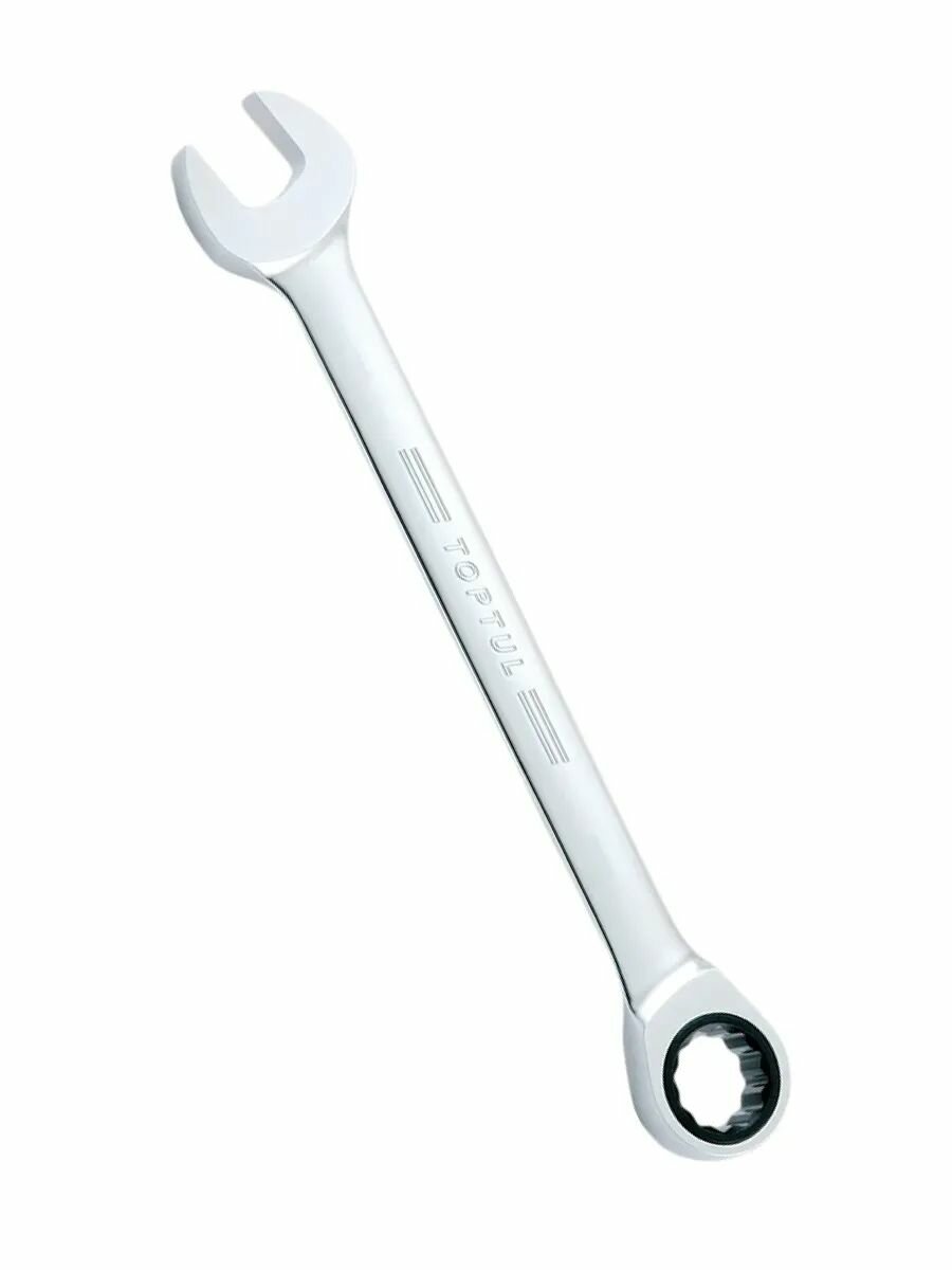 Комбинированный ключ 13 мм рожково-накидной с трещоткой двусторонний профессиональный PRO Series AOAF1313 TOPTUL