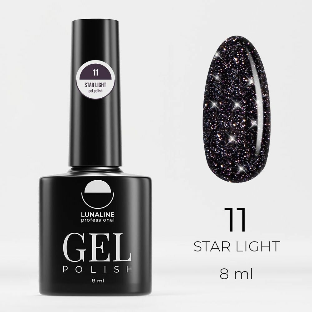 Гель-лак для ногтей Luna Line "Professional", Star Light, тон 11