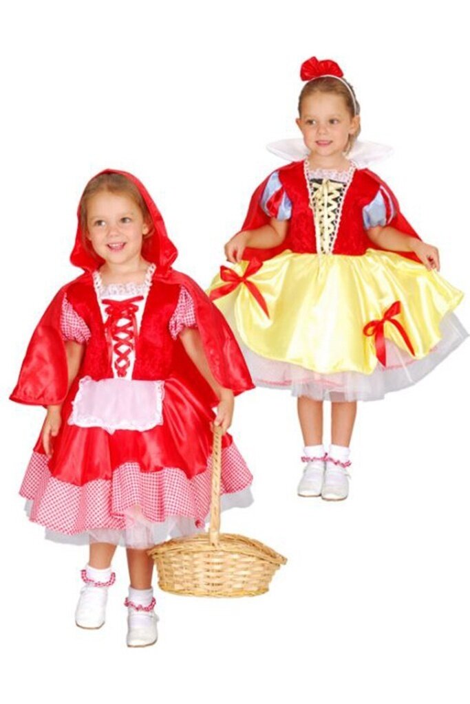 Карнавальный костюм Snowmen Трансформер: Белоснежка-Красная шапочка, размер 3-4,4-6 (Е80744)