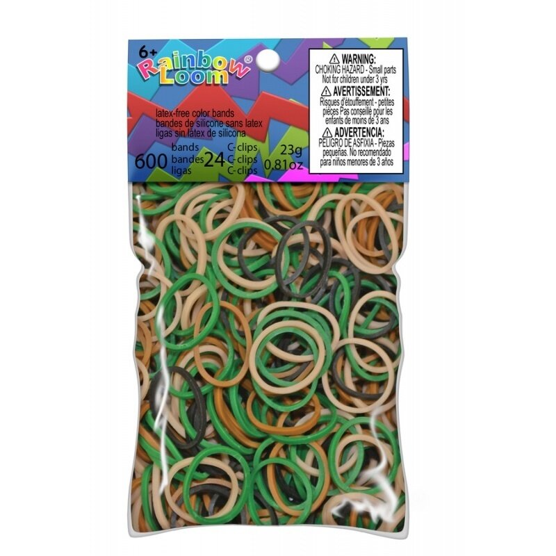 Резинки для плетения браслетов Rainbow Loom Камуфляж Camouflage (B0074(512))