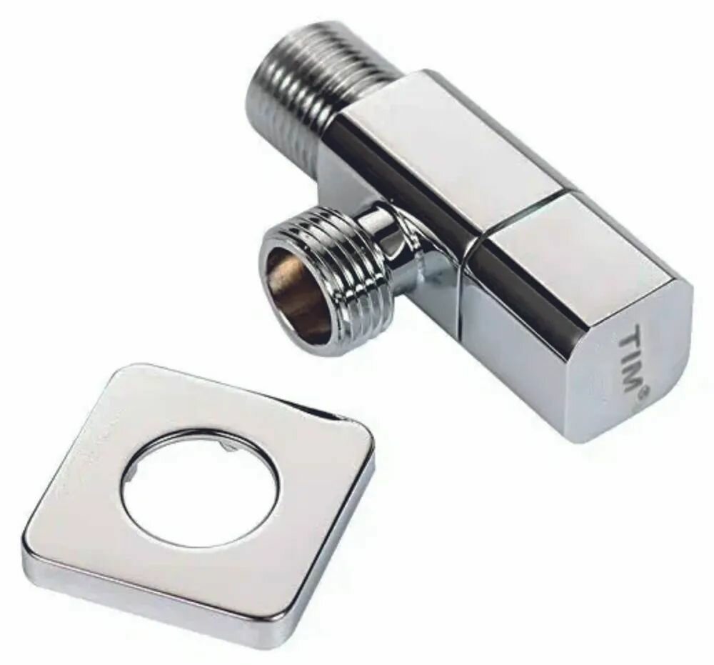 Угловой кран с отражателем 1/2 х 1/2 TIM BL5822