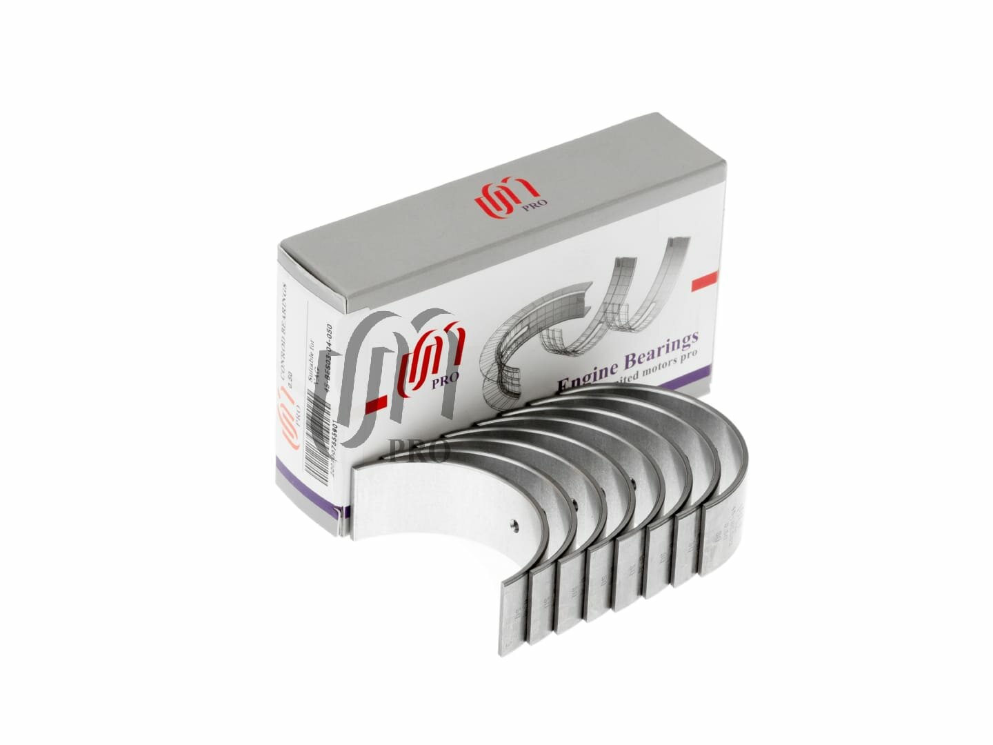 Вкладыши шатунные 0.50 без замка VW ADX, AEX, ANX UMpro