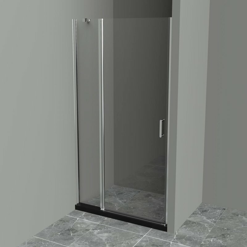 Душевая дверь в нишу BelBagno Uno B-12-40+70-C-Cr стекло прозрачное