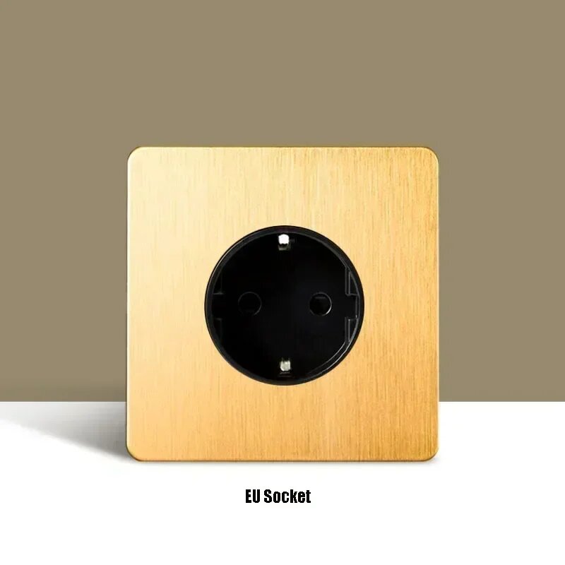 Золотая розетка EU Socket
