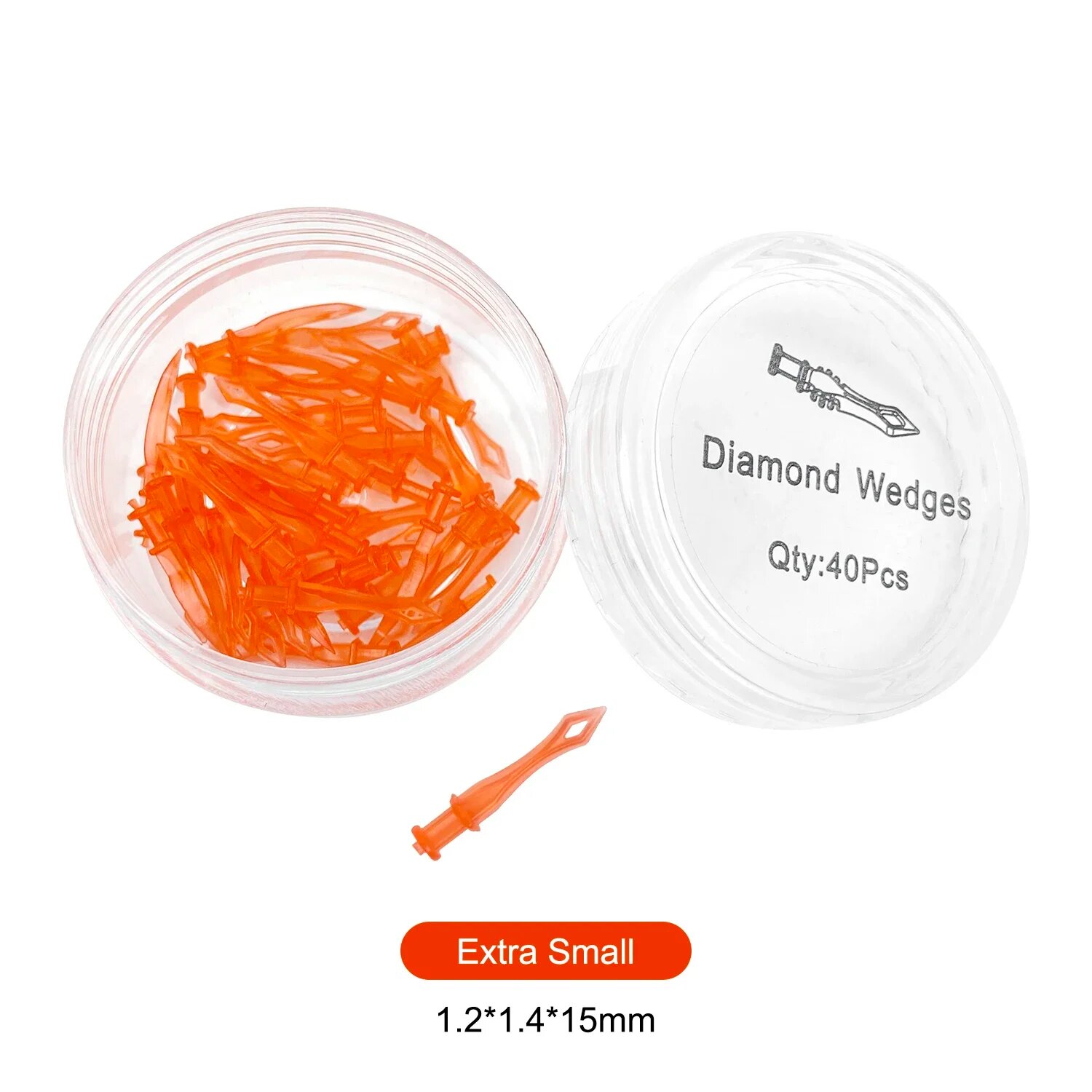 Алмазные клинья стоматологические, 40pcs, Extra Small