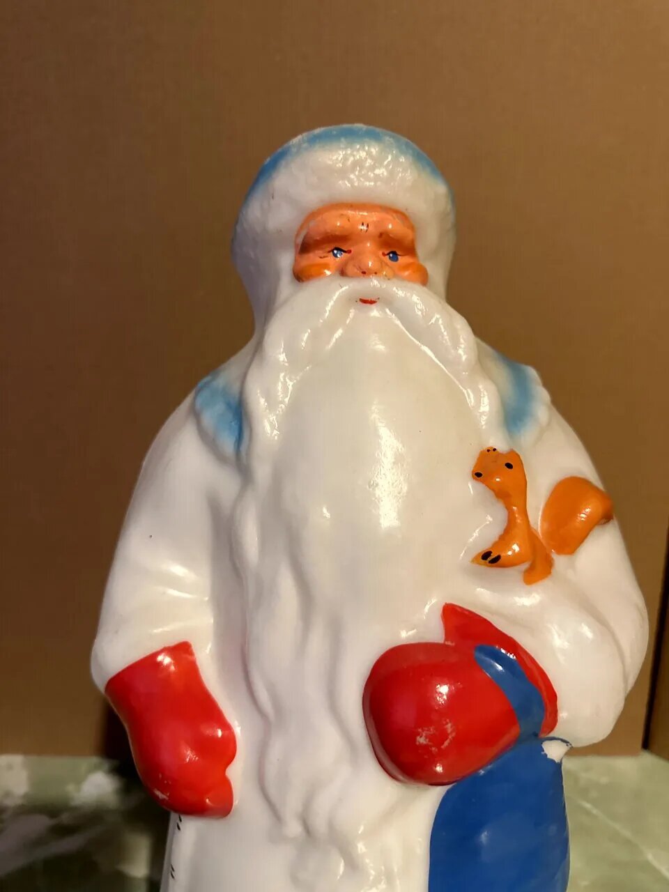Игрушка Дед Мороз 1980 годы 40 см ссср