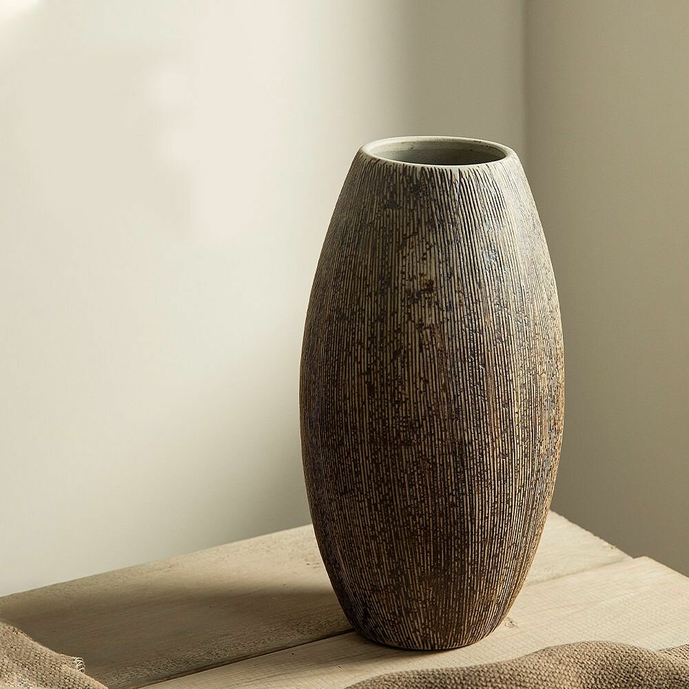 Японская ваза, 24 см, керамика, 1 шт.