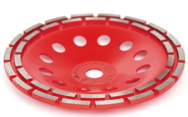 Чашка алмазная METALLICA Ultra 230x22,2 мм сегментная двурядная