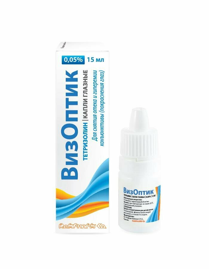 ВизОптик, капли глазные 0.05%, 15 мл