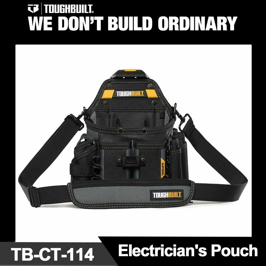 TOUGHBUILT Сумка для инструментов с Плечевой ремень, с 21 карманами, многофункциональный TB-CT-114