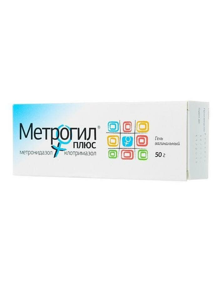 Метрогил Плюс, гель вагинальный, 50 г