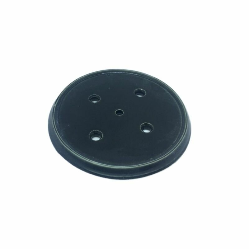 Подложка керамическая для ретро розетки Zion черная, накладная для открытой наружной проводки под винтаж