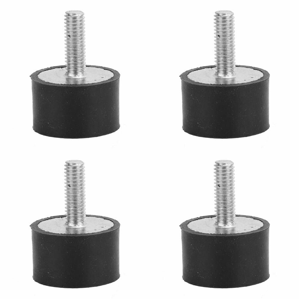 4 шт. резиновый антивибрационный амортизатор для крепления катушки VE25x15 M6x18, амортизатор для машин