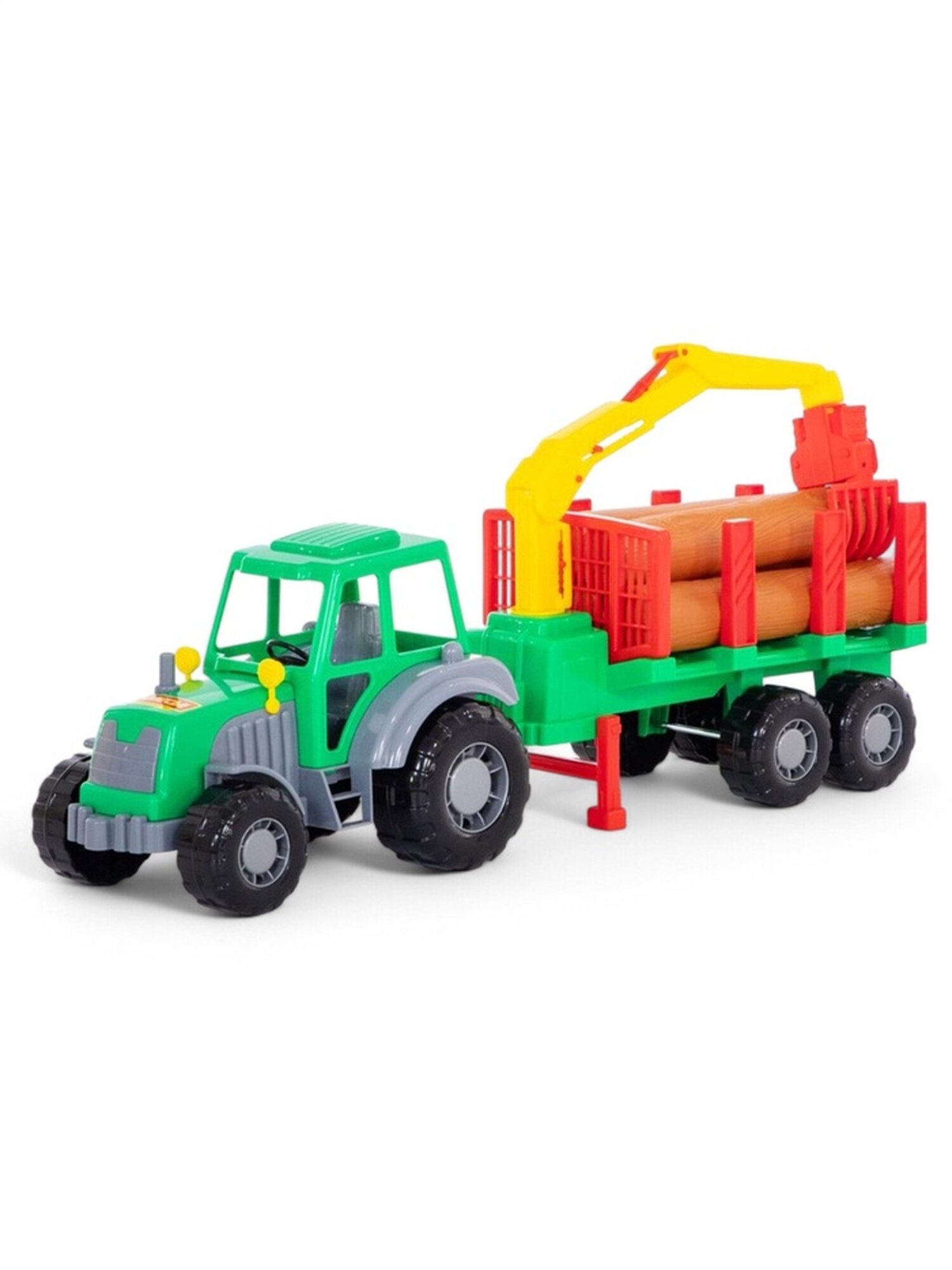 Трактор Полесье "Алтай", с полуприцепом-лесовозом, арт. 35370