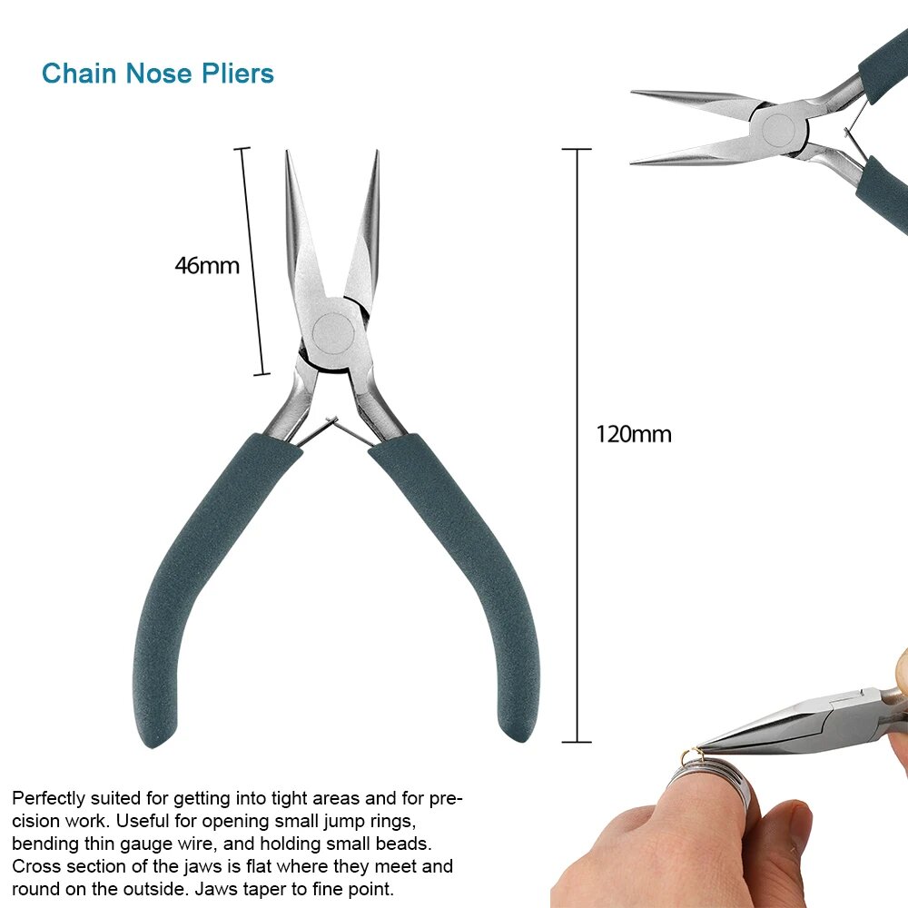 Плоскогубцы для ювелирных работ St.kunkka, Chain Nose Pliers