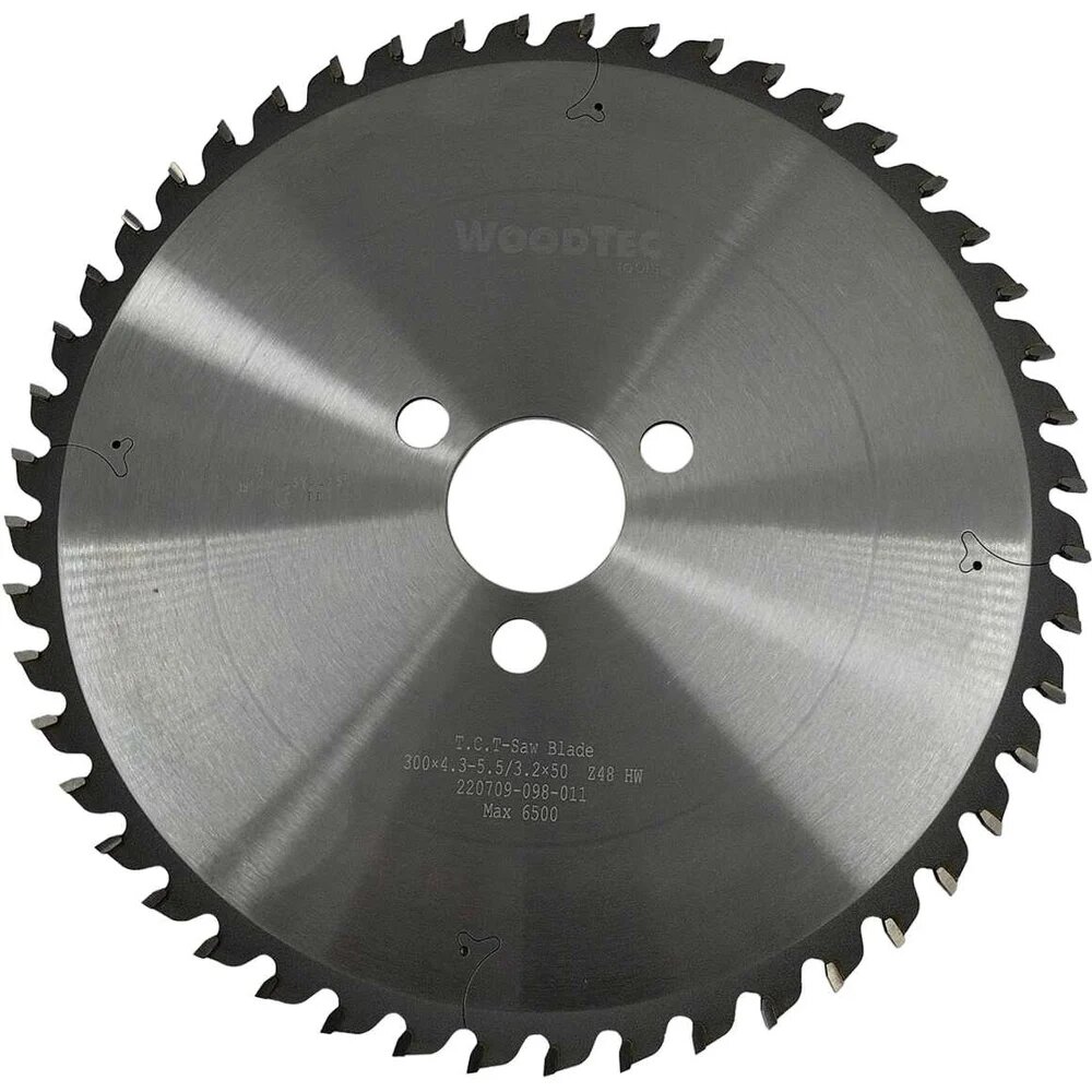 Woodtec Пила подрезная коническая ф300x50x4,3-5,5 z48 ВИ 343332