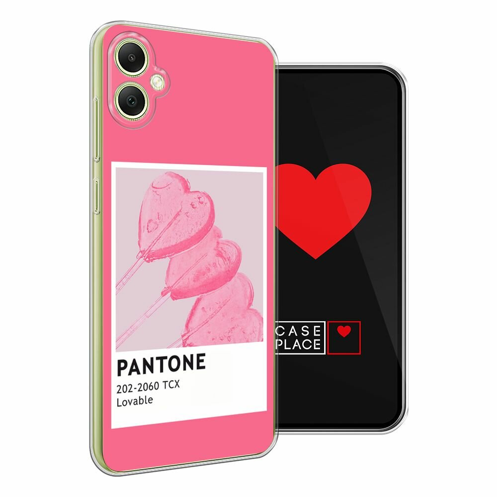 Чехол на Samsung Galaxy A05 / Самсунг Галакси A05 с принтом "Pantone Lovable 1 - 14 февраля" — фото 1