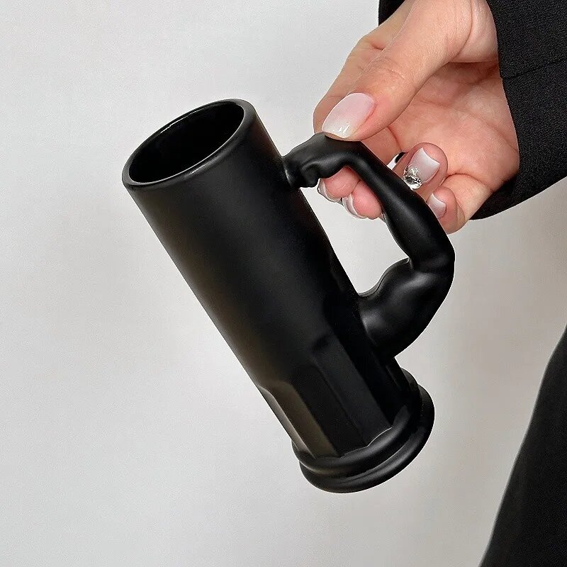 Стеклянная чашка для эспрессо с мышцами рук 100 мл 3