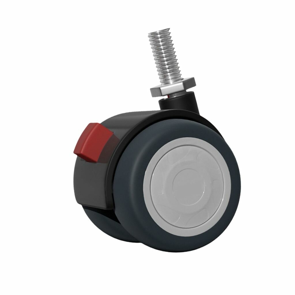 Колеса для офисных кресел бесшумные износостойкие универсальные колеса с резьбой-тип C