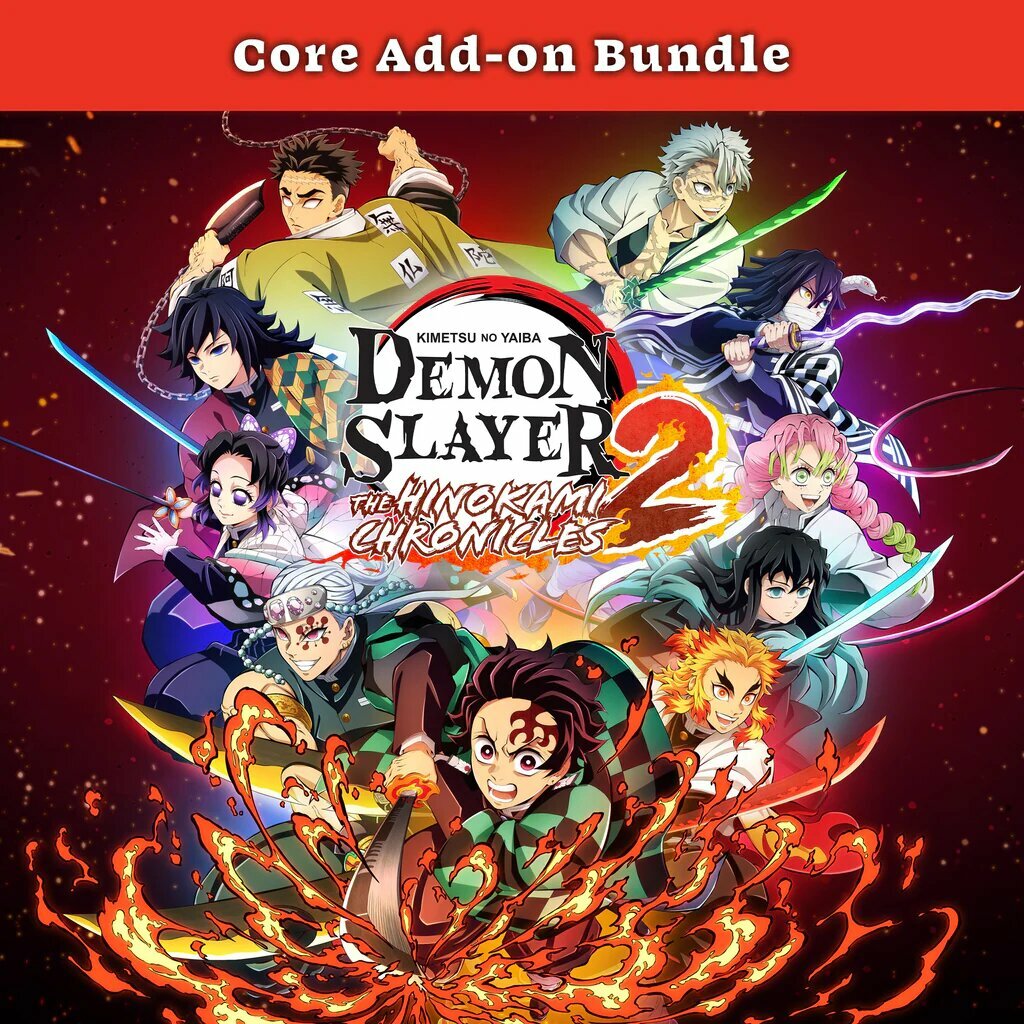 Дополнение Demon Slayer -Kimetsu no Yaiba- The Hinokami Chronicles 2: Core Add-on Bundle, цифровое издание PlayStation 4 и PlayStation 5, регион Турция / код пополнения баланса
