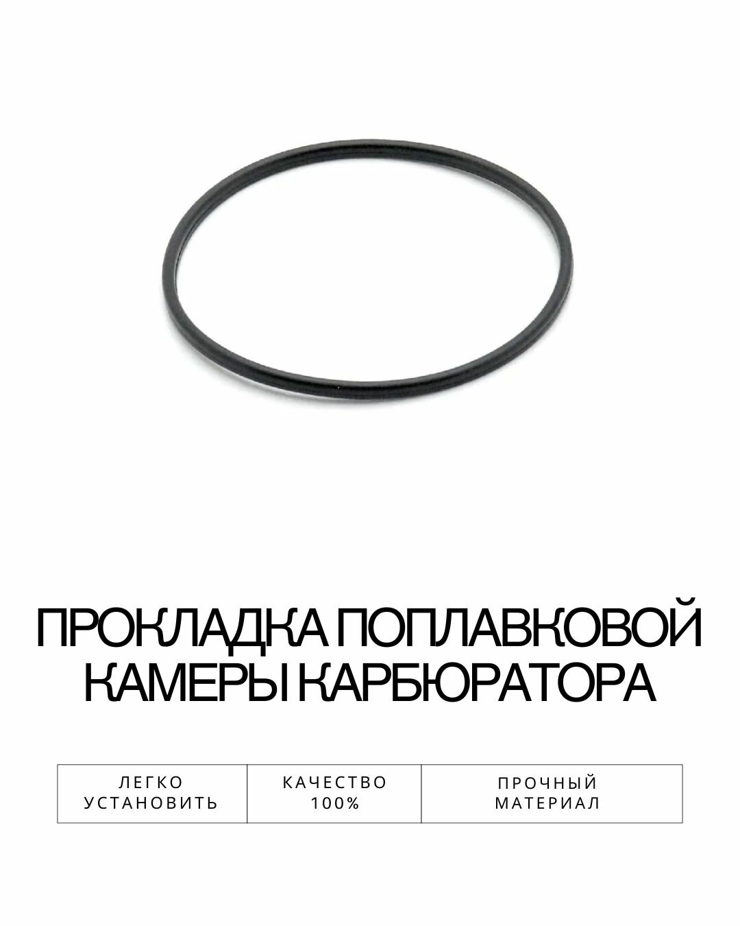 Прокладка поплавковой камеры карбюратора для мотопомпы Magnetta GP20-168F