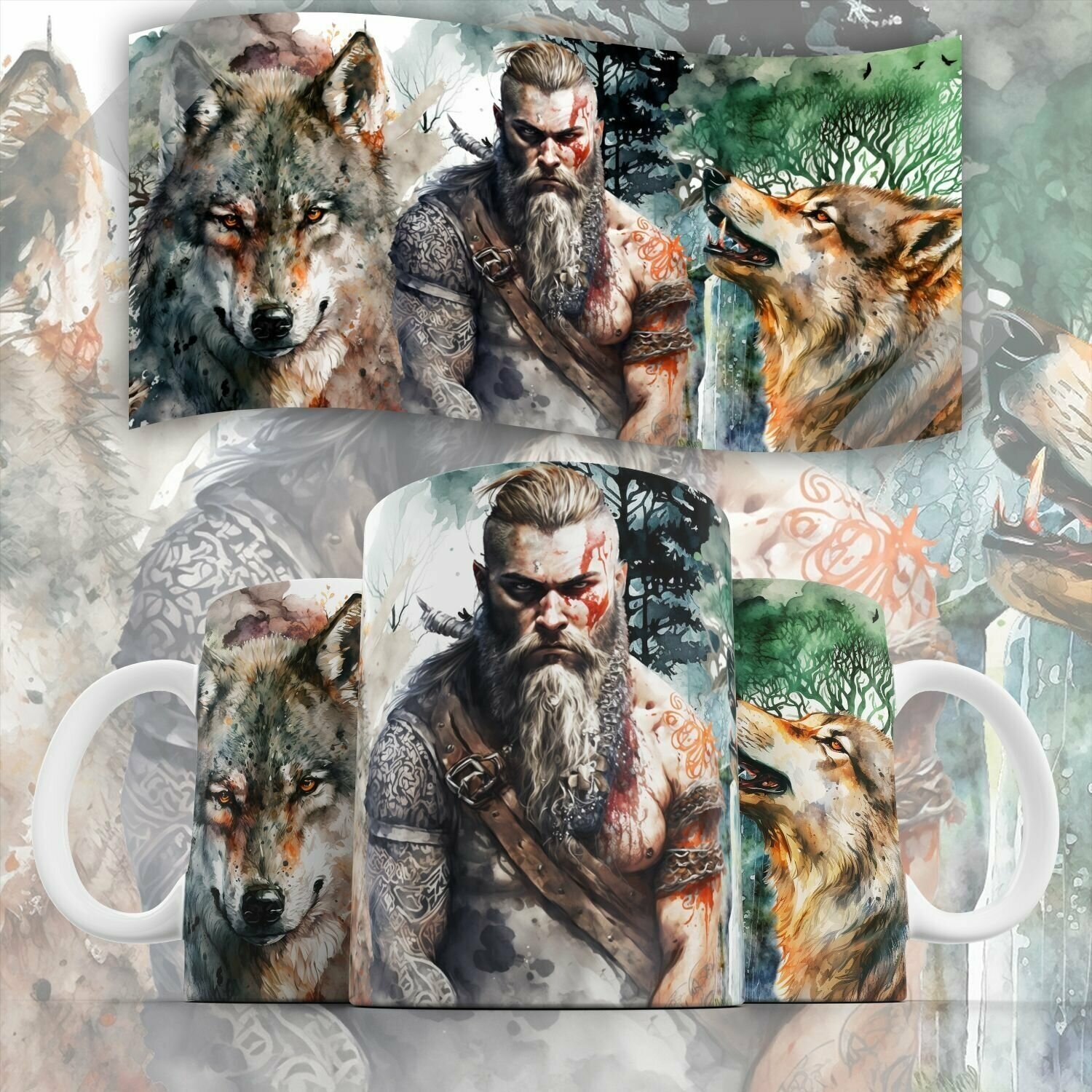 Кружка "Vikings / Викинги" Forte Print 330мл