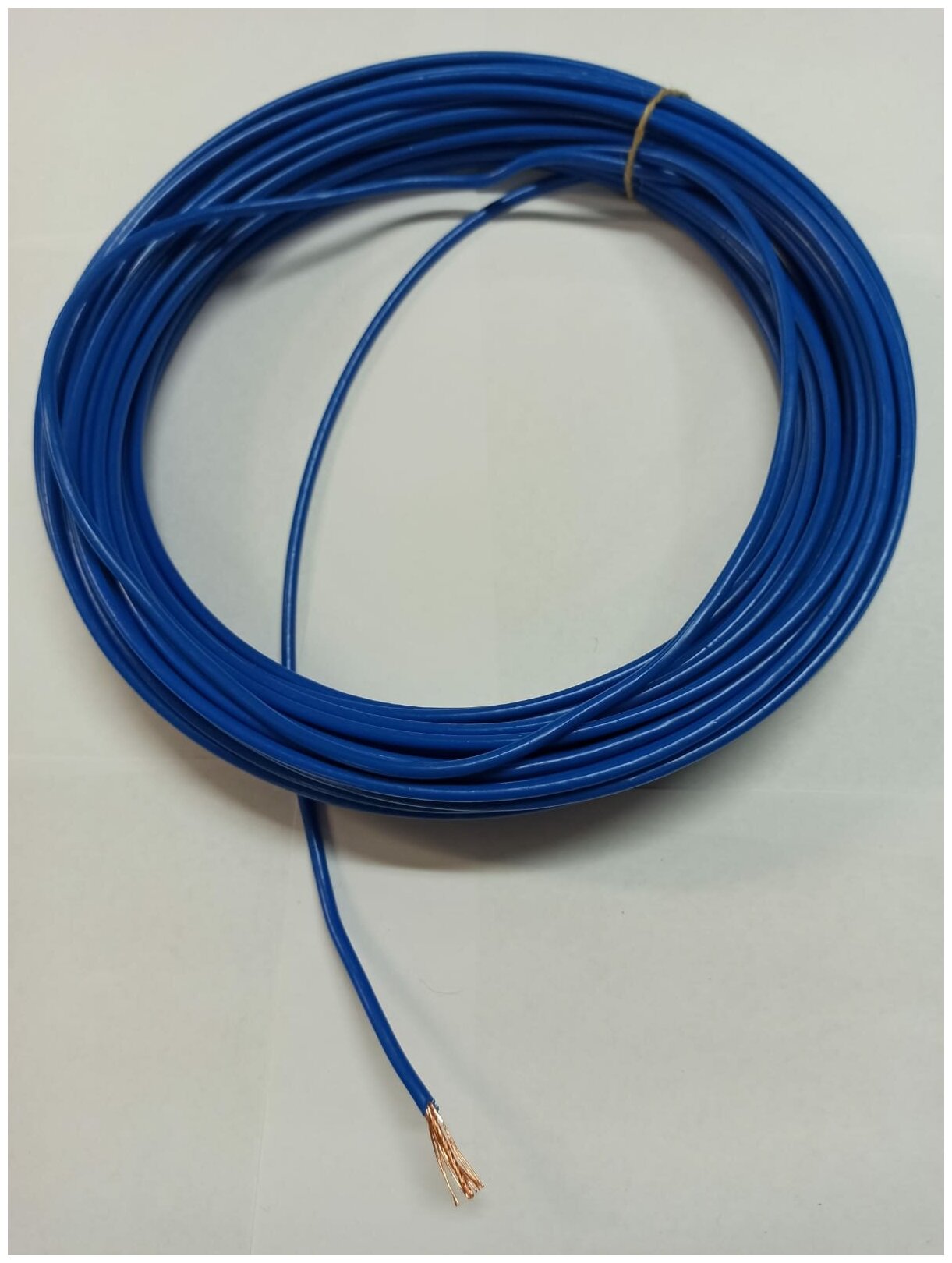 Провод многопроволочный ПУГВ ПВ3 1х4мм2 синий 10м