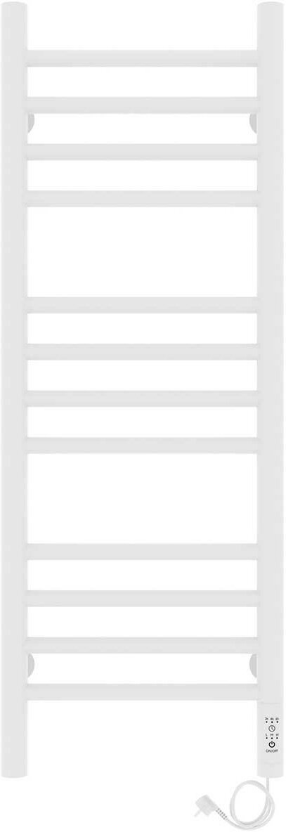 Полотенцесушитель электрический Laris Лаванда ЧК П12 300х900, белый муар, правое подключение (73207619)