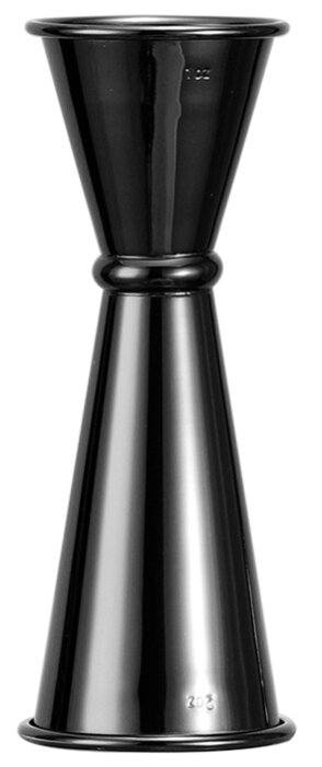 Джиггер, мерный стакан из нержавеющей стали 30/60 мл, цвет черный Kitchen Angel KA-JGR1-01