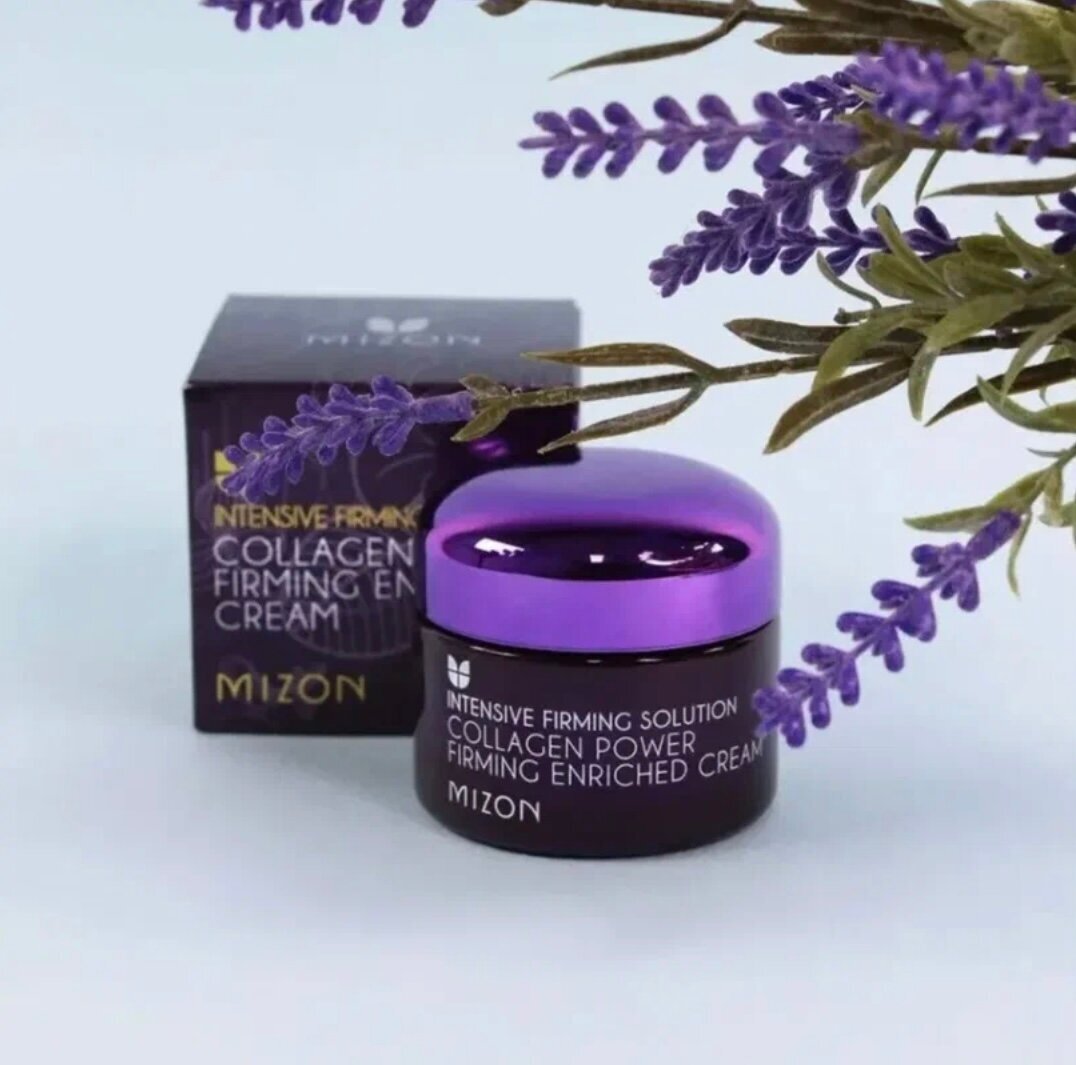 Крем для лица MIZON увлажняющий, антивозрастной, омолаживающий, лифтинг эффект с содержанием коллагена и гиалуроновой кислоты, Корея, 50 мл