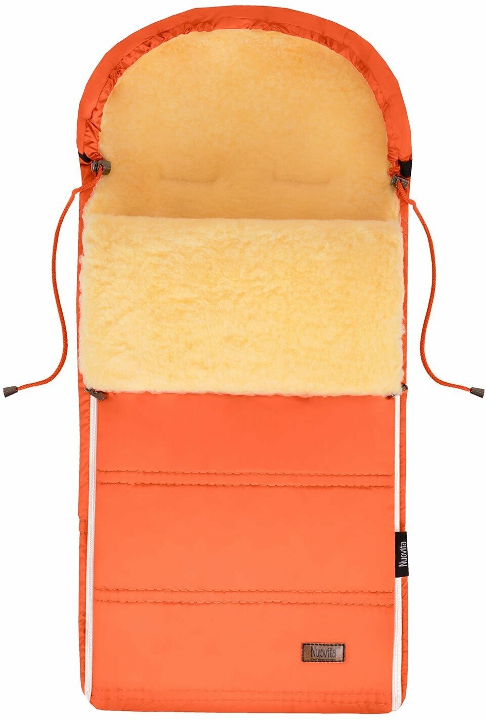 Конверт в коляску зимний меховой Nuovita Alpino Pesco (Arancio/Оранжевый)