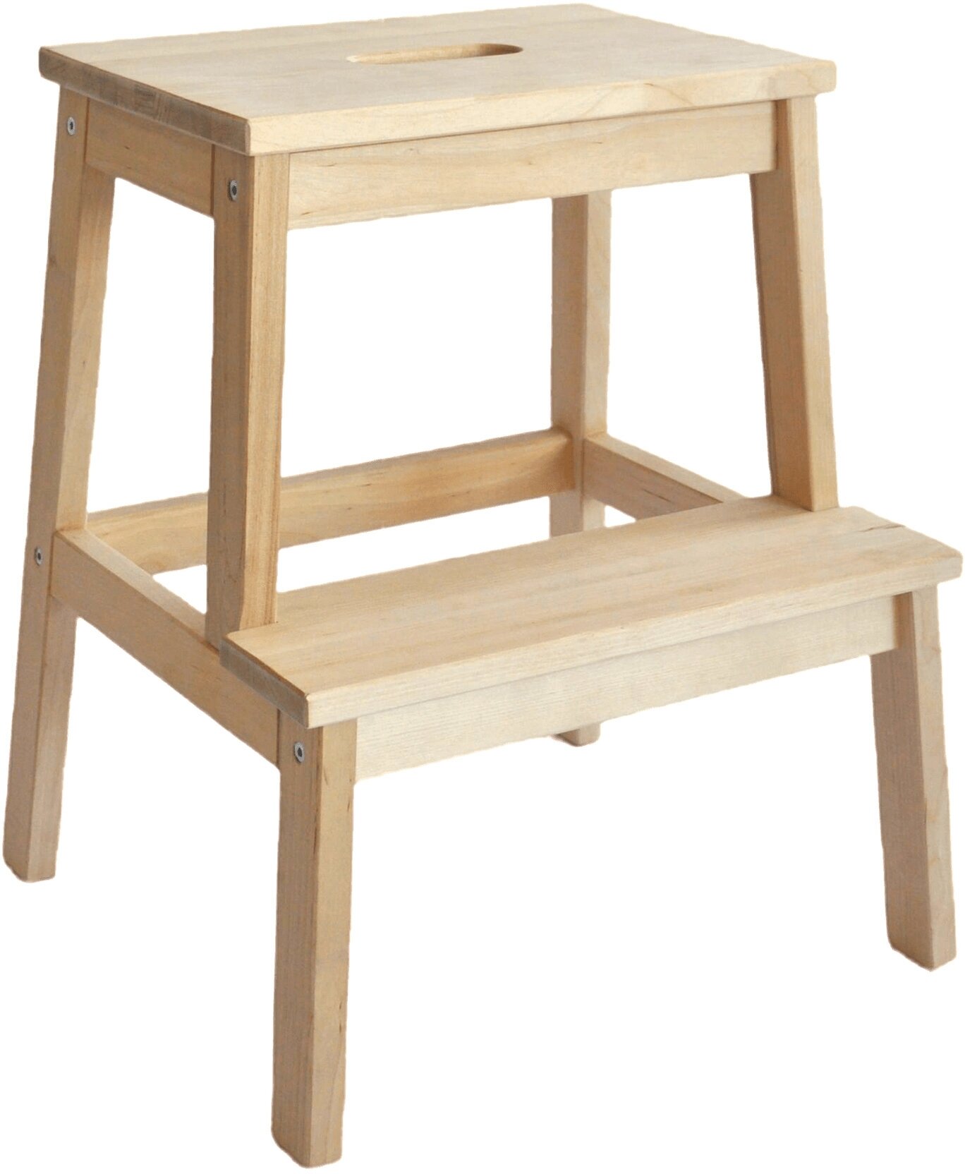 Табурет-стремянка 49.5x43x39 см каркас дерево цвет бежевый