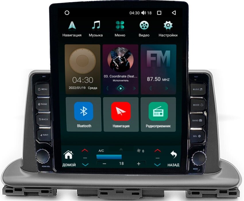 Штатная магнитола Canbox M-Line 5610-9-976 для Kia Cerato 4, Forte 3 2018-2024 на Android 10 (4G-SIM, 2/32, DSP, QLed, Tesla)