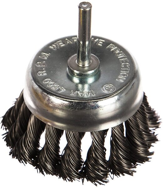 Бибер 70994 Щетка-крацовка чаша витая 75мм