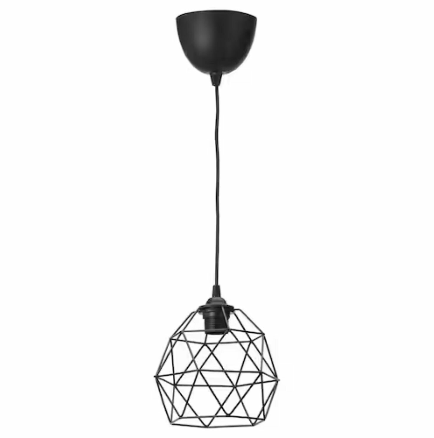 Потолочный светильник IKEA BRUNSTA/HEMMA, черный (Финляндия)
