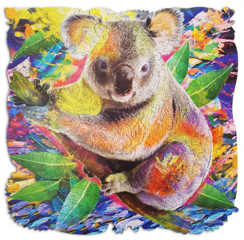Фигурный деревянный пазл "ANIMAL ART" Коала 112 дет. арт.8392 () /24