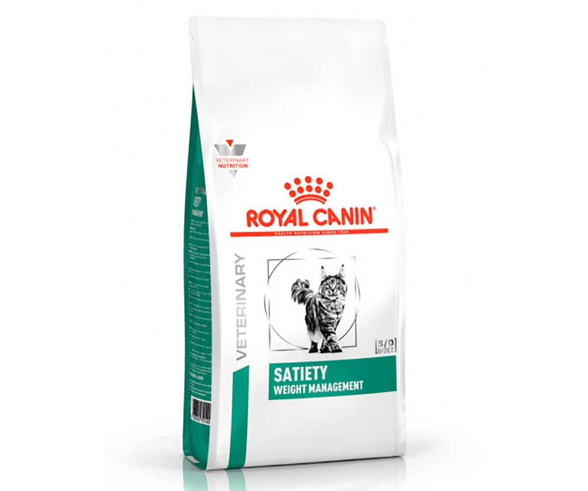 Лечебный сухой корм royal canin для кошек контроль веса veterinary diet feline satiety weight management 3,5кг