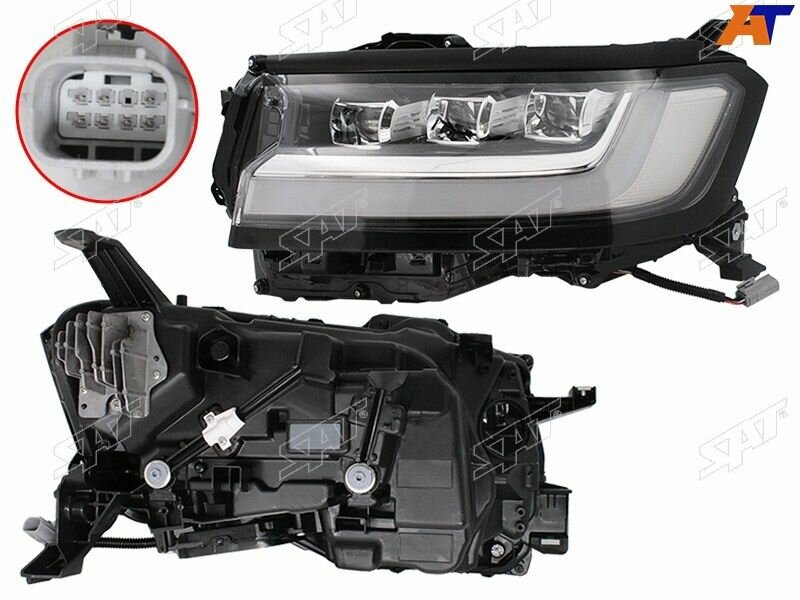 . SAT Фара для TOYOTA LAND CRUISER 300 21- левая LED