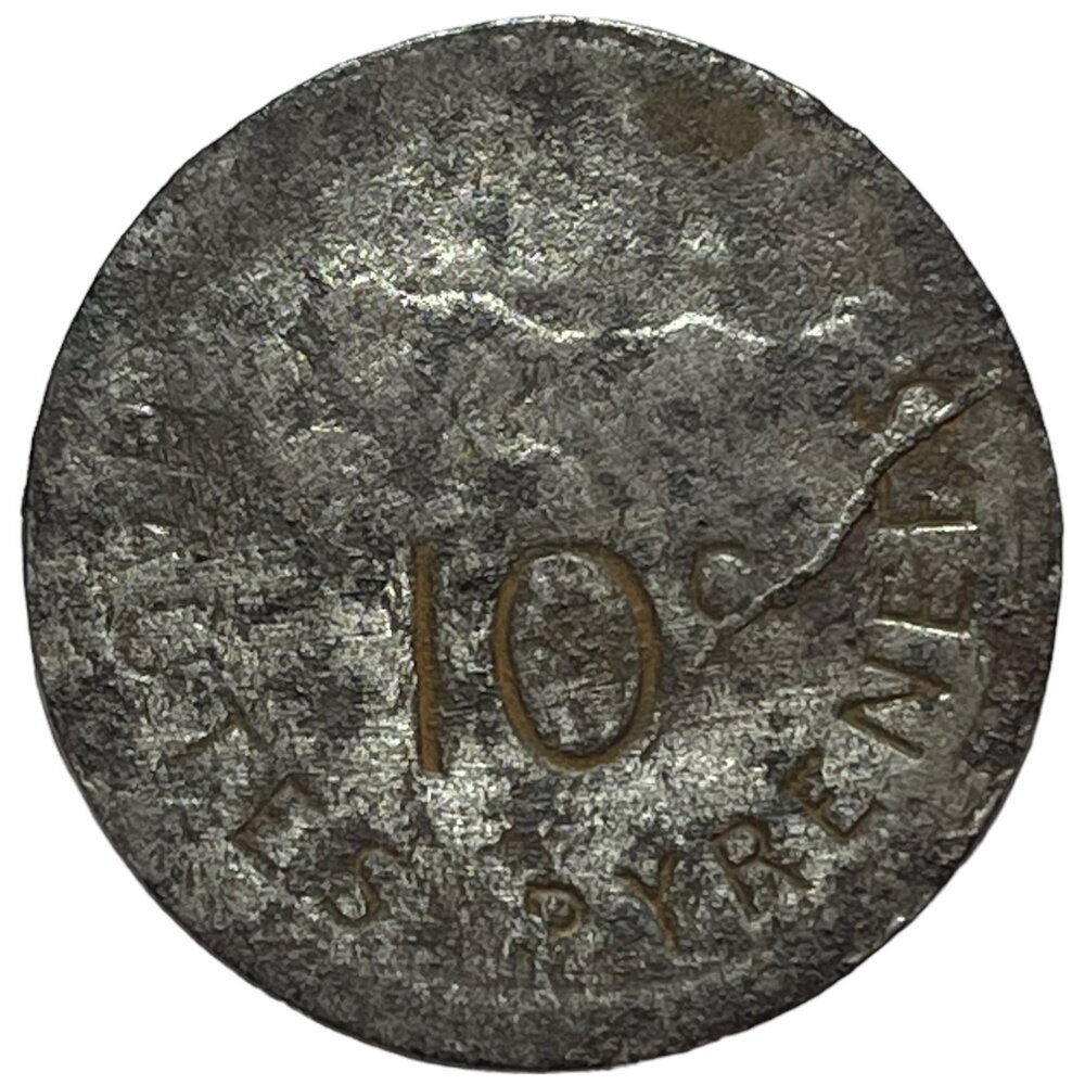 Франция, Тарб 10 сантимов 1917 г.