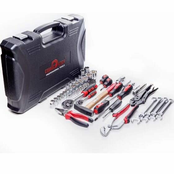 Набор инструментов Сервис Ключ 11072 (1/2", 1/4", 4-32мм, 72 предмета, кейс)