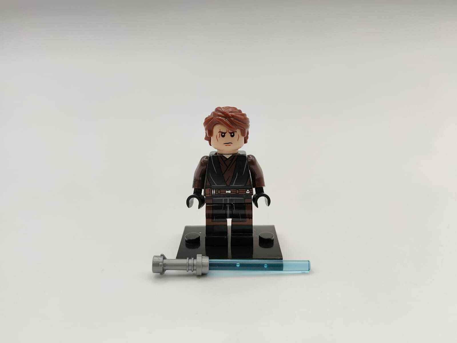 Минифигурка «Энакин Скайуокер 3 эпизод», фигурка серии "Джедаи" Star Wars, совместима с конструкторами Lego