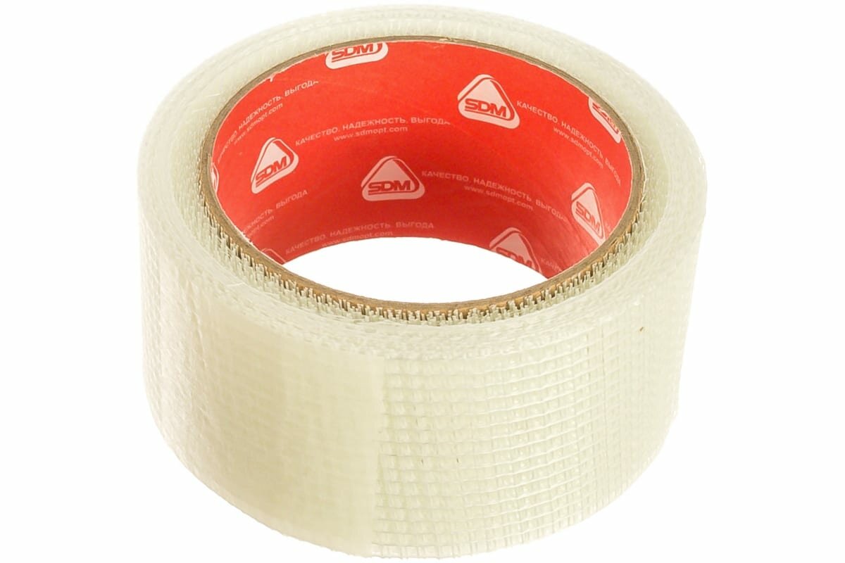 Сетка серпянка 50мм*20м самокл ячейка 2*2мм SD-GLASS СДМ //137287