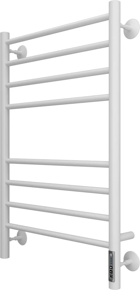 Полотенцесушитель электрический Terminus Аврора П8 4670078527486 800x532, ТЭН правый, белый матовый