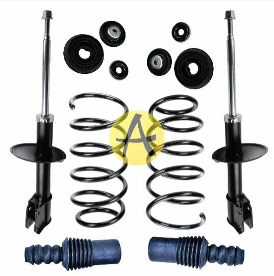 Комплект передней подвески Renault Logan -2014 / Sandero - 2014 / Lada Largus / Nissan Almera G15 12- (пружины + амортизаторы + опоры + пыльники-отбойники)