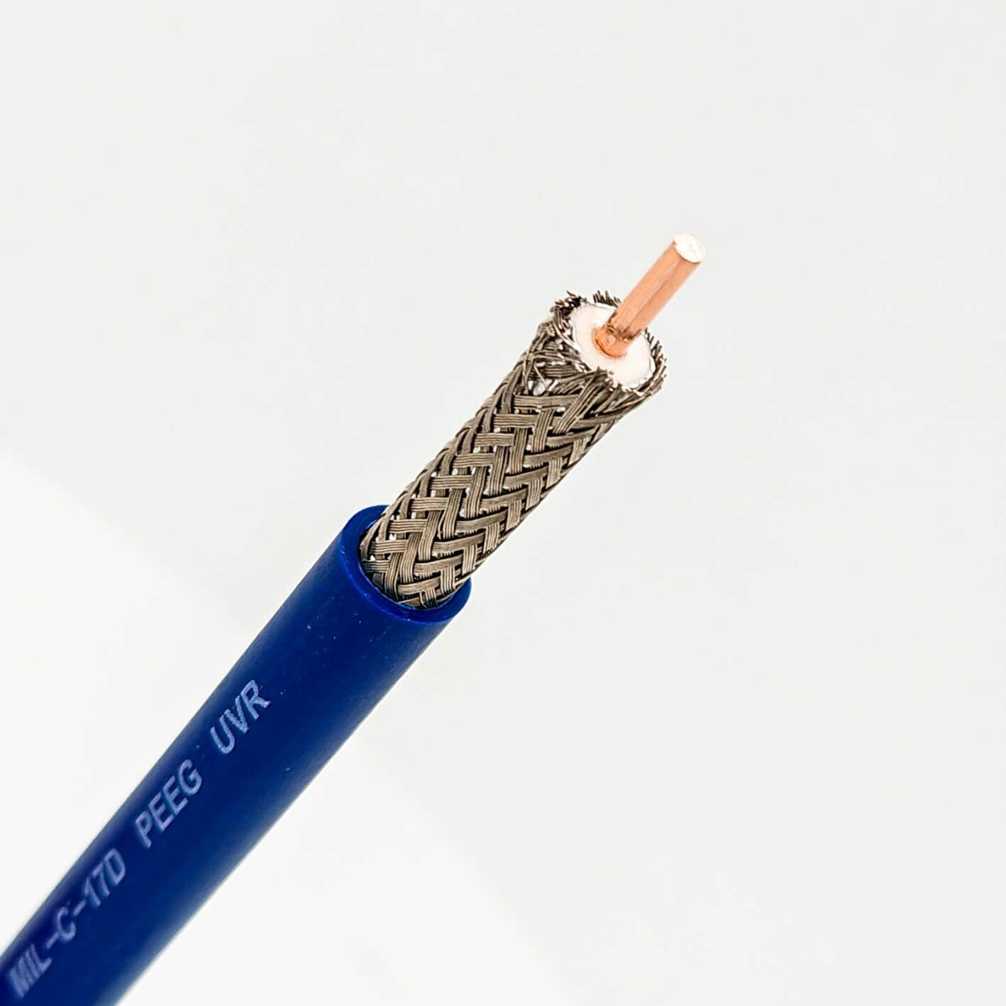 2 метра Кабель коаксиальный 50Ом, OD7.5мм, наруж, PVC Cu/Al/Cu 88%, метражом, RadioLab 5D-FB