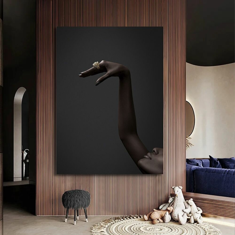 Картина негритянка, Африканский шарм, 20х30 см.