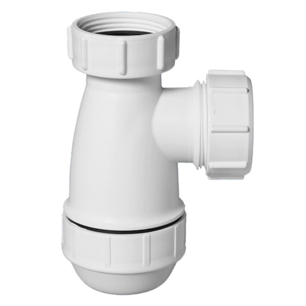 Сифон для раковины McAlpine бутылочный 1 1/4'x32 мм без выпуска высота 118 мм